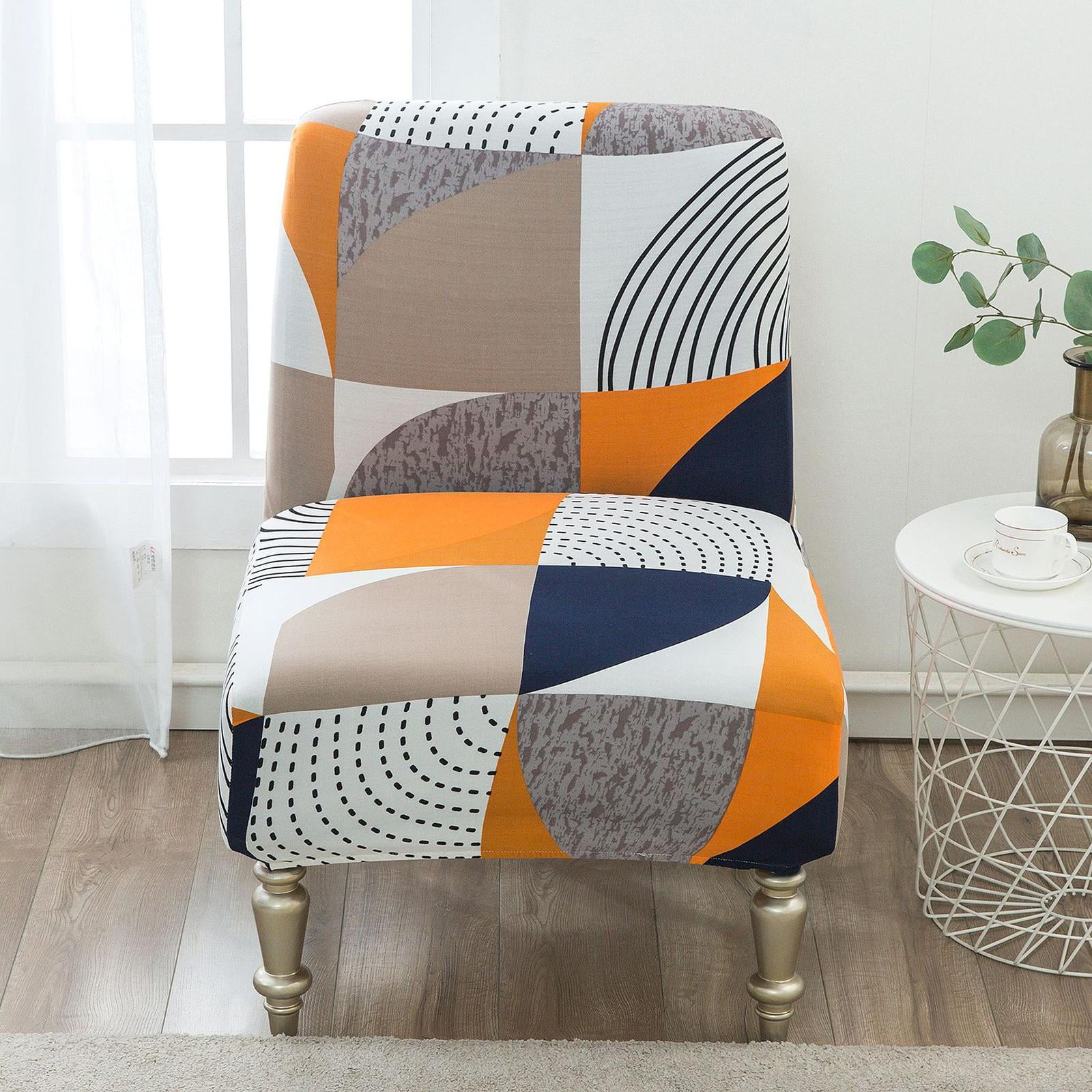 Click here for Elodie Modern Stretch Printing Soft Armless Chair... prices