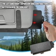 Car Sun Visor Extender, Anti Glare Adjustable 2 in 1 Vehicle Sun ...