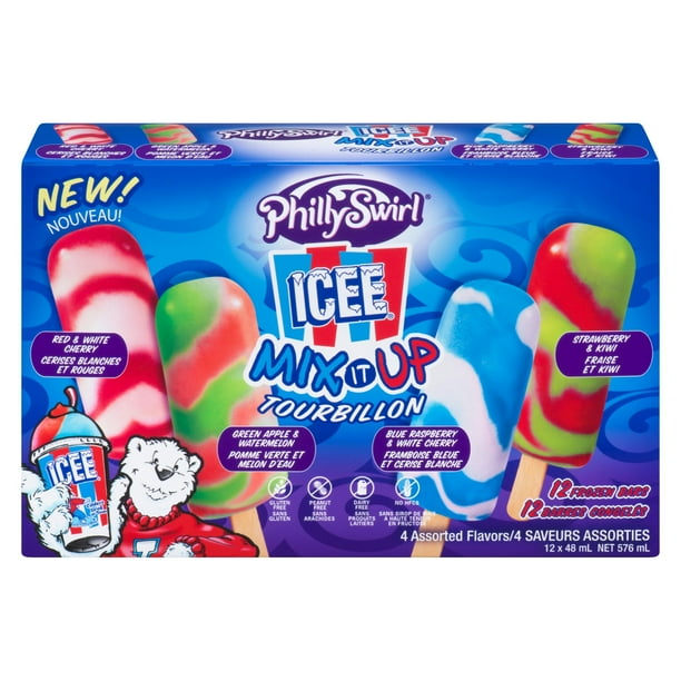 PhillySwirl ICEE Mix-It-Up Italian Ice Bars - Walmart.ca