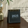 Jpxdew 2025 Mini Small Desk Calendar,Unprinted Wind Calendar Punch Card ...