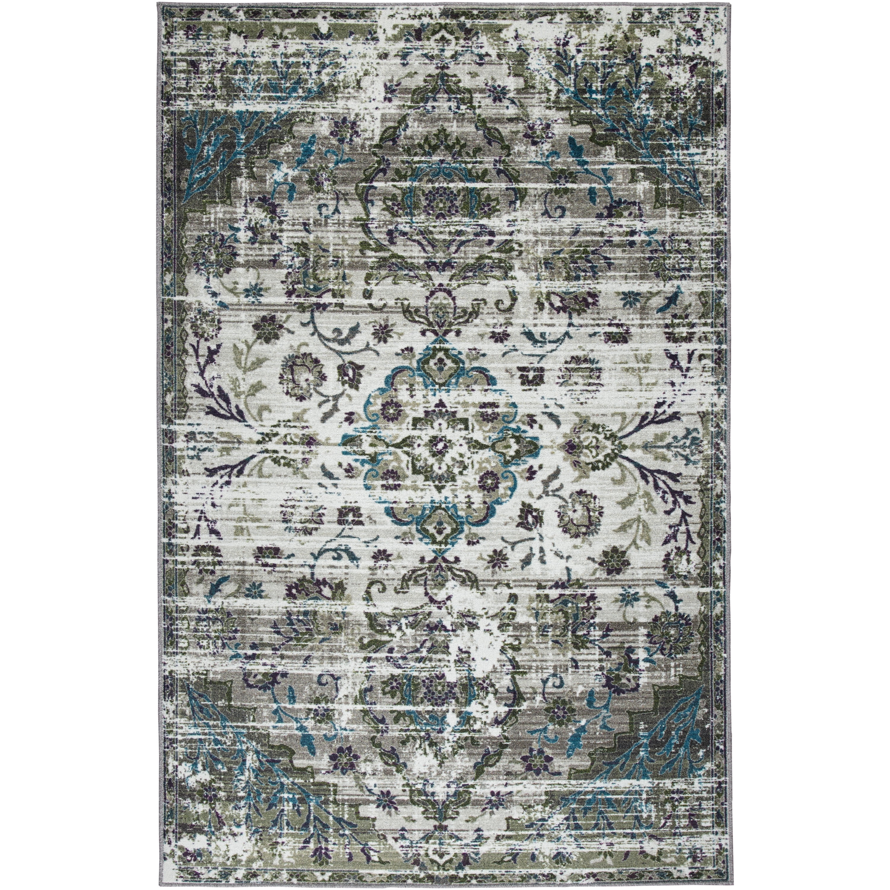 Mohawk Home Prismatic Jaxton Green Transitional Ornamental Oriental ...