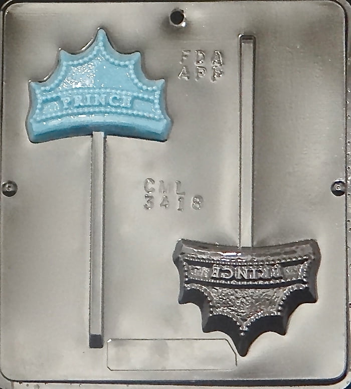 3418 "Prince" Crown Lollipop Chocolate Candy Molds - Walmart.com