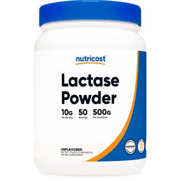 Nova Nutritions Lactase Enzyme 3000 FCC ALU Tablets, 180 Ct - Walmart.com