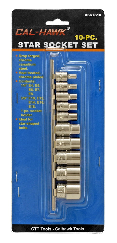 10-pc. Female Star Socket Set - Walmart.com