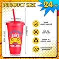 16 Pcs Video Game Plastic Cups Gaming Party Favor with Lids and Straws ...