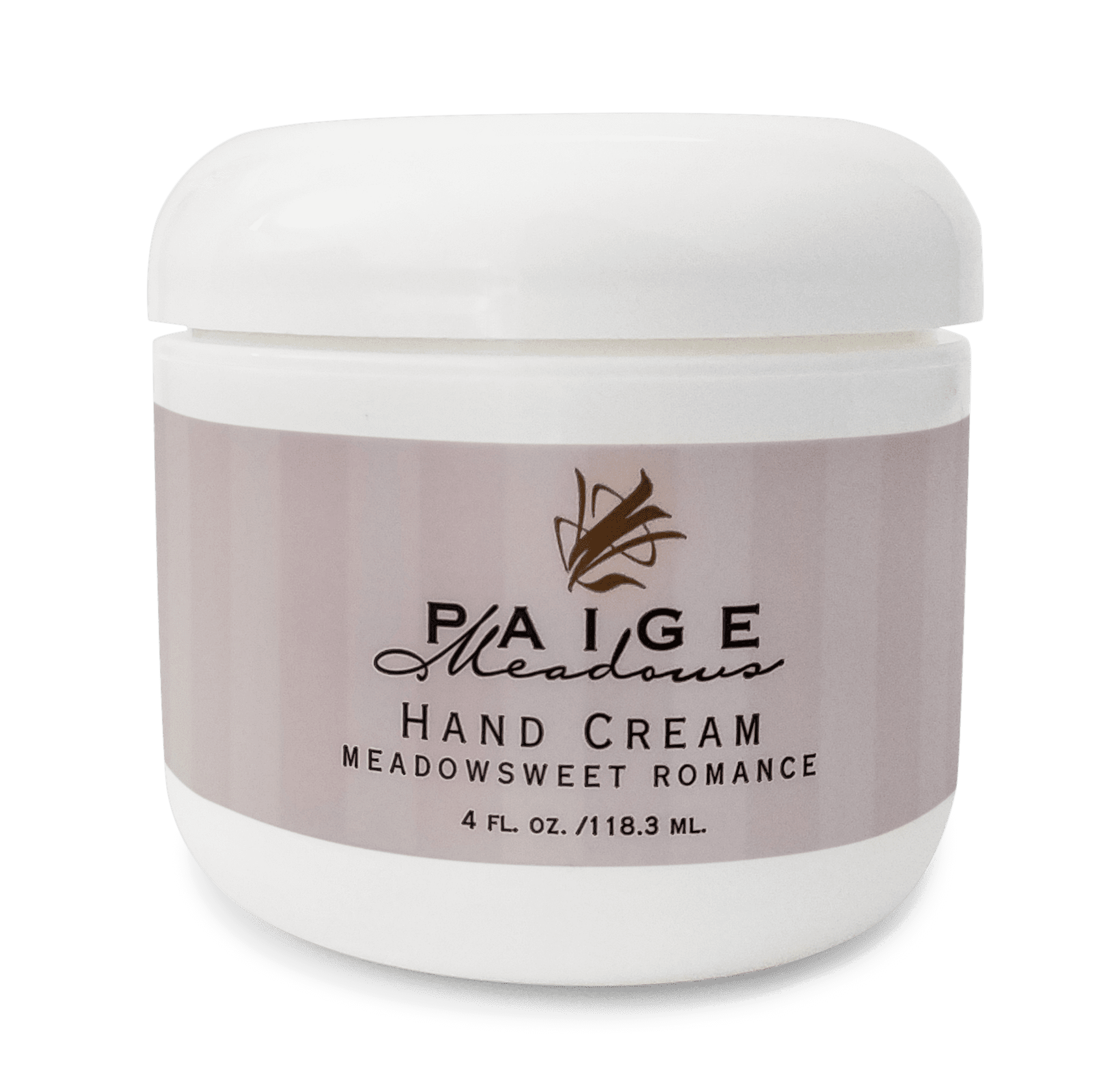 Paige Meadows Wildflower Hand Cream for Non Greasy, Moisturized Skin, 4 oz Jar, Meadowsweet ...