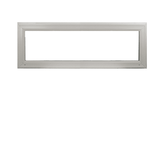 60"x12" Double Pane White Vinyl Transom Window Low-E Glass, Argon Gas ...