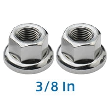1 Set Bike Nuts Wheel Axle Nut and Safety Hanger Kit Bike Steel Flange ...