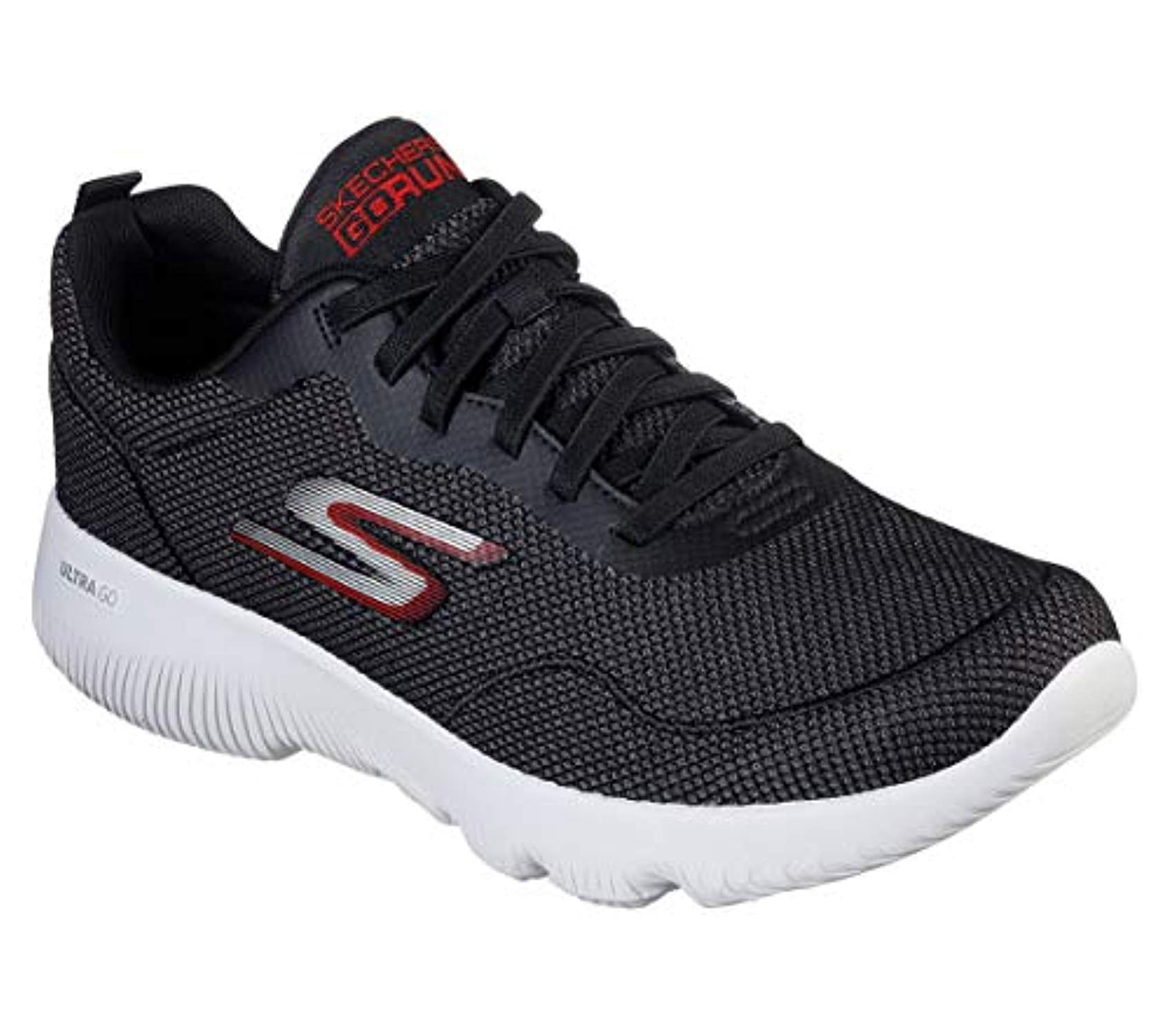 Skechers Skechers Mens GO Run Focus Black RED Size 7 5 Walmart
