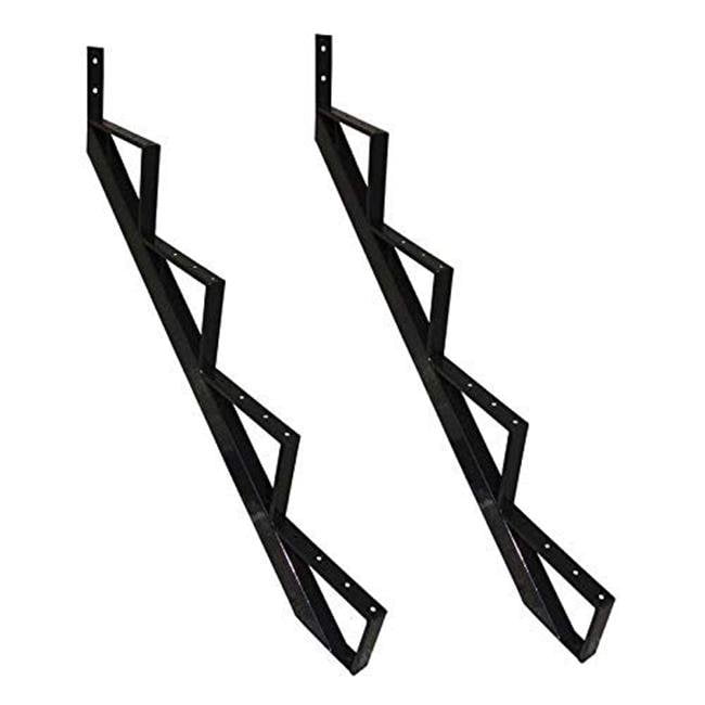 MTB Steel Stair Step Riser - 4 Step for Deck Height 35 (2 Pack) Stair ...