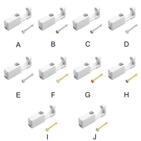 Manual Nose Piercer Portable Eyebrows Ear Piercer Safety Piercing Tool ...