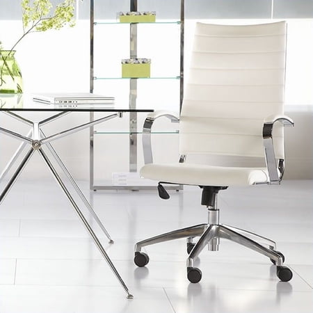 Eurostyle Axel High Back Office Chair in White | Walmart Canada