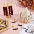300Pcs 3 Colors Iron Ribbon Ends Rectangle Mixed Color 30x7x6mm Hole: 1 ...