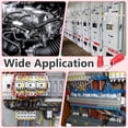 200 insulated fork-type wire connectors, 22-164 electrical crimp ...