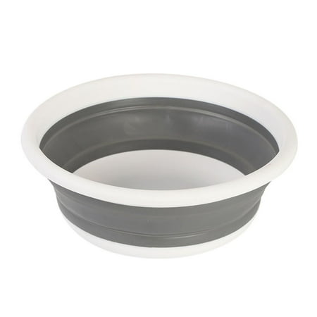 9l Collapsible Portable Wash Basin Dishpan Multipurpose Round Washing ...