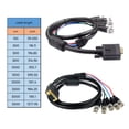 VGA To RGBHV Cord with 5 BNC Connection Coaxial Cable Male To Male Line ...