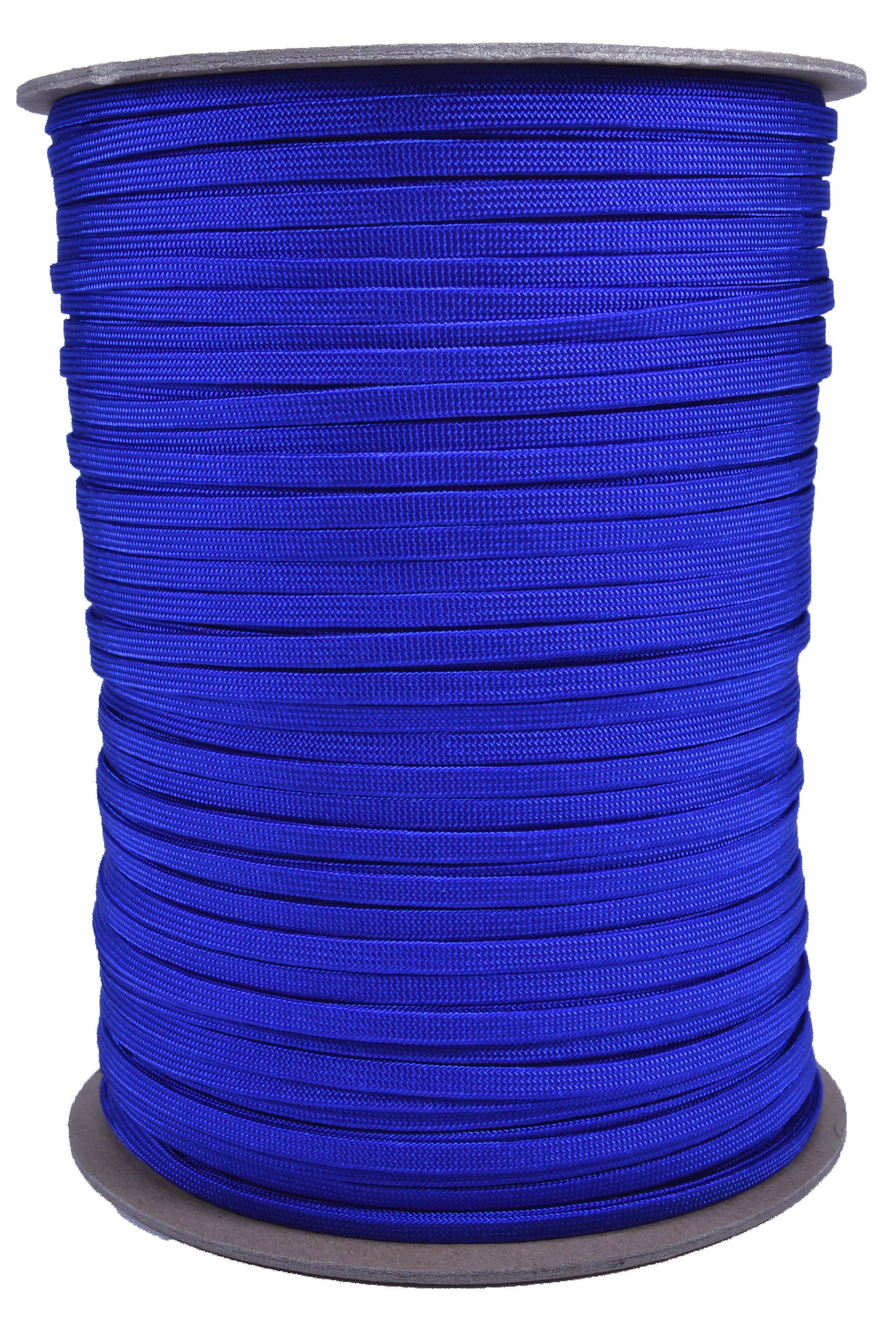 Electric Blue Coreless/Gutted 550 Paracord - 1000 Foot Spool - Walmart.com