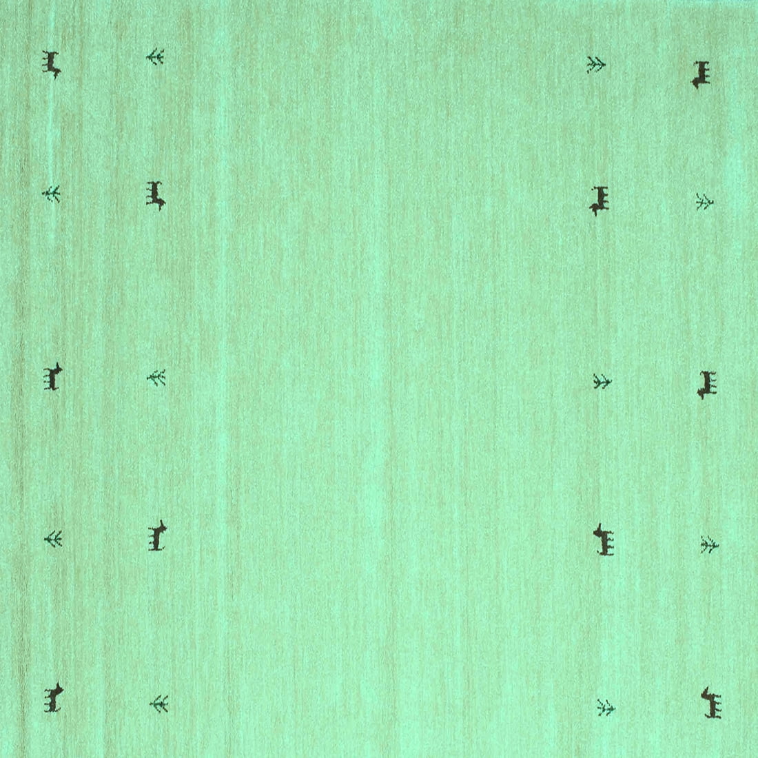 Ahgly Company Indoor Square Solid Turquoise Blue Modern Area Rugs, 7 ...