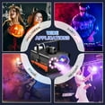 Oenbopo Fog Machine, 600W Smoke Machine with Disco Ball Light and LED ...