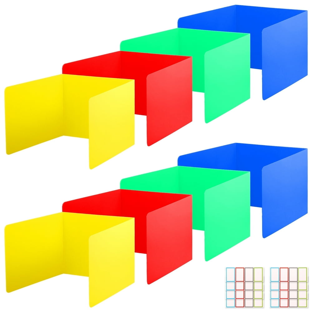 Click here for Qutetn Desk Dividers Plastic Privacy Folder Colorf... prices