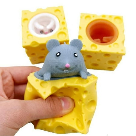 Kids Decompression Cute Cheese Mouse Cup Toys | Walmart Canada