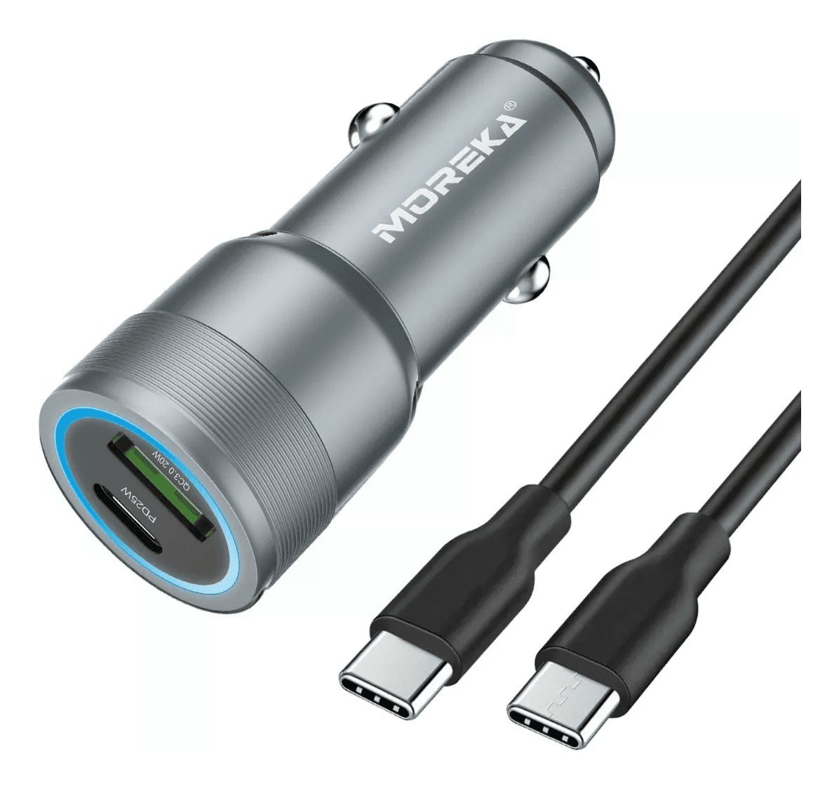 Turbo Cargador Para Auto Carga Rapida Qc 3.0 2 Puertos Usb. Plata | Walmart en línea