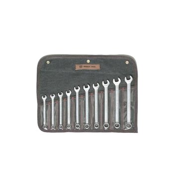 Wright Tool 11 Pc Combination Wrench Sets, 12 Points, Metric, Full ...