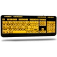 Adesso Luminous Wired Keyboard Black (AKB-132UY) AKB132UY - Walmart.com