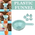 Agiufgs 7-in-1 Funnel Set Plastic, Multifunctional Kitchen Tool for ...