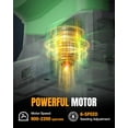 WORKPROX Battery Fertilizer Spreader, 7.2V Seed Spreader with 8 Levels ...