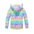 MGEOY Girls Rain Jackets, Lightweight, Waterproof, Windproof, Lined ...