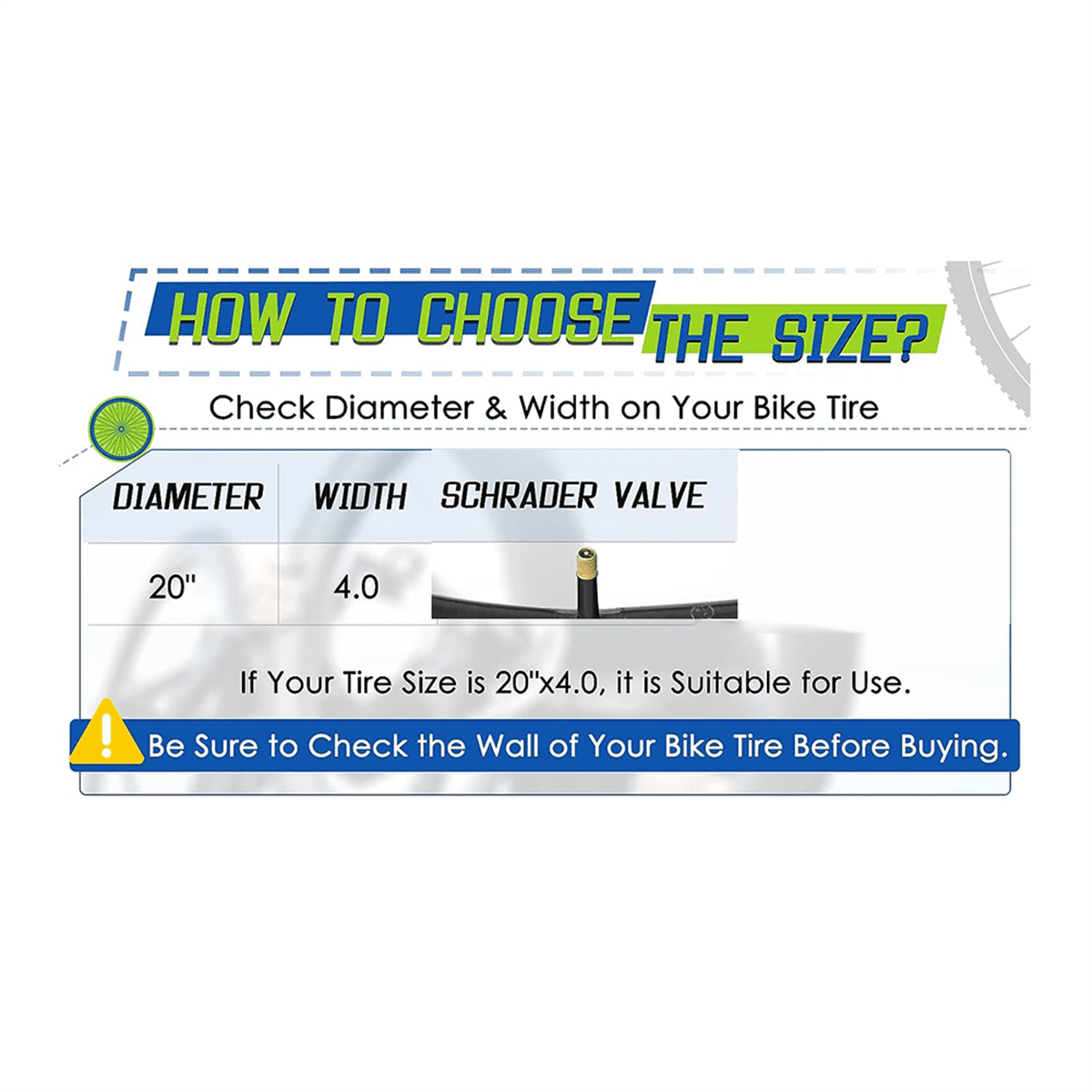 Click here for Unbranded 2 Pack 20x4.0 Fat Bike Tube With Av 32mm... prices