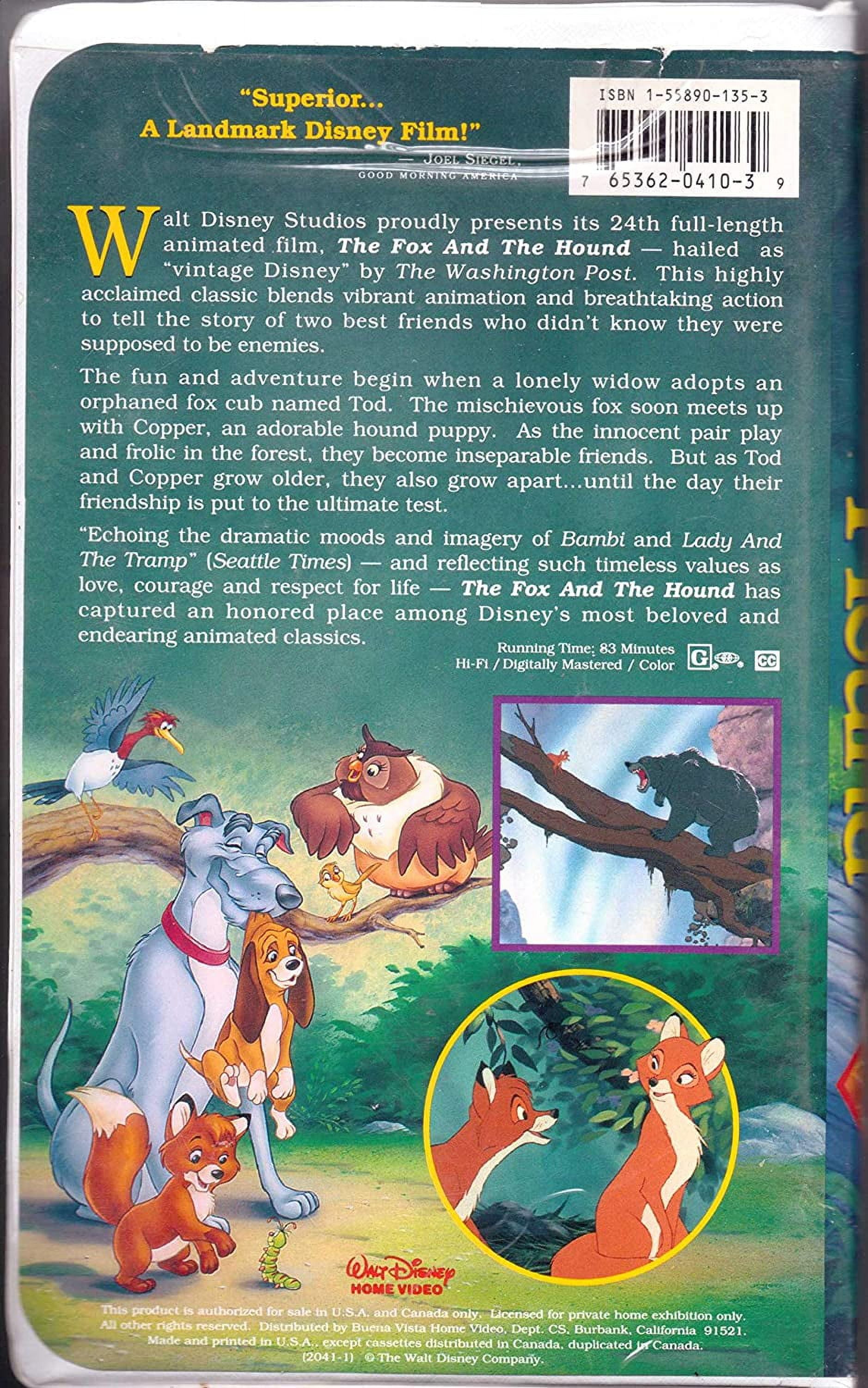 The Fox And The Hound 2 Vhs