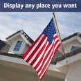 American Flag 4x6 FT Outdoor Heavy Duty -USA Flag for Outside with ...