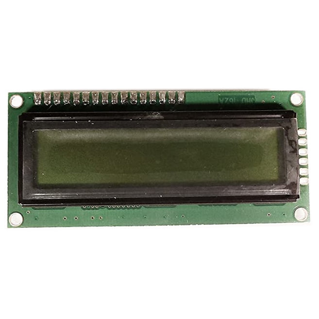 16x2 Dot Matrix LCD Module with Header Pins, Includes Driver ...