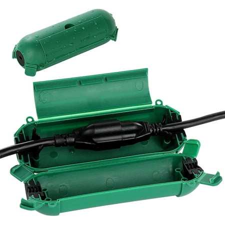 2 Pack Mini IP44 Waterproof Outdoor Connection Box with Lockable ...