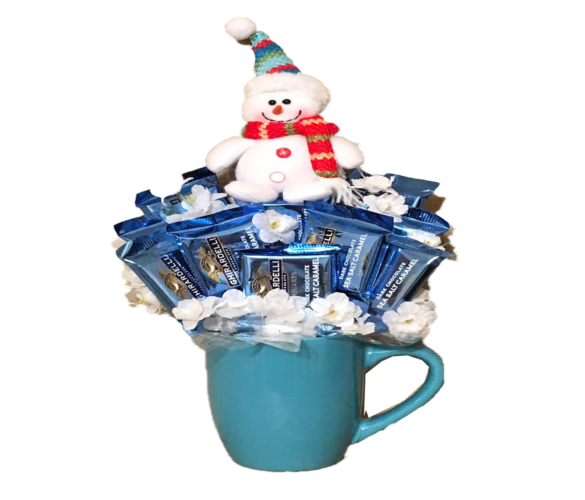 Frosty the snowman Candy Bouquet Gift Basket - Walmart.com