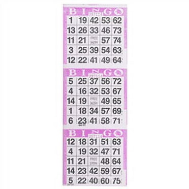 American Games Bulk Daubers Bingo Paper Game Cards - 3 cards per sheet ...