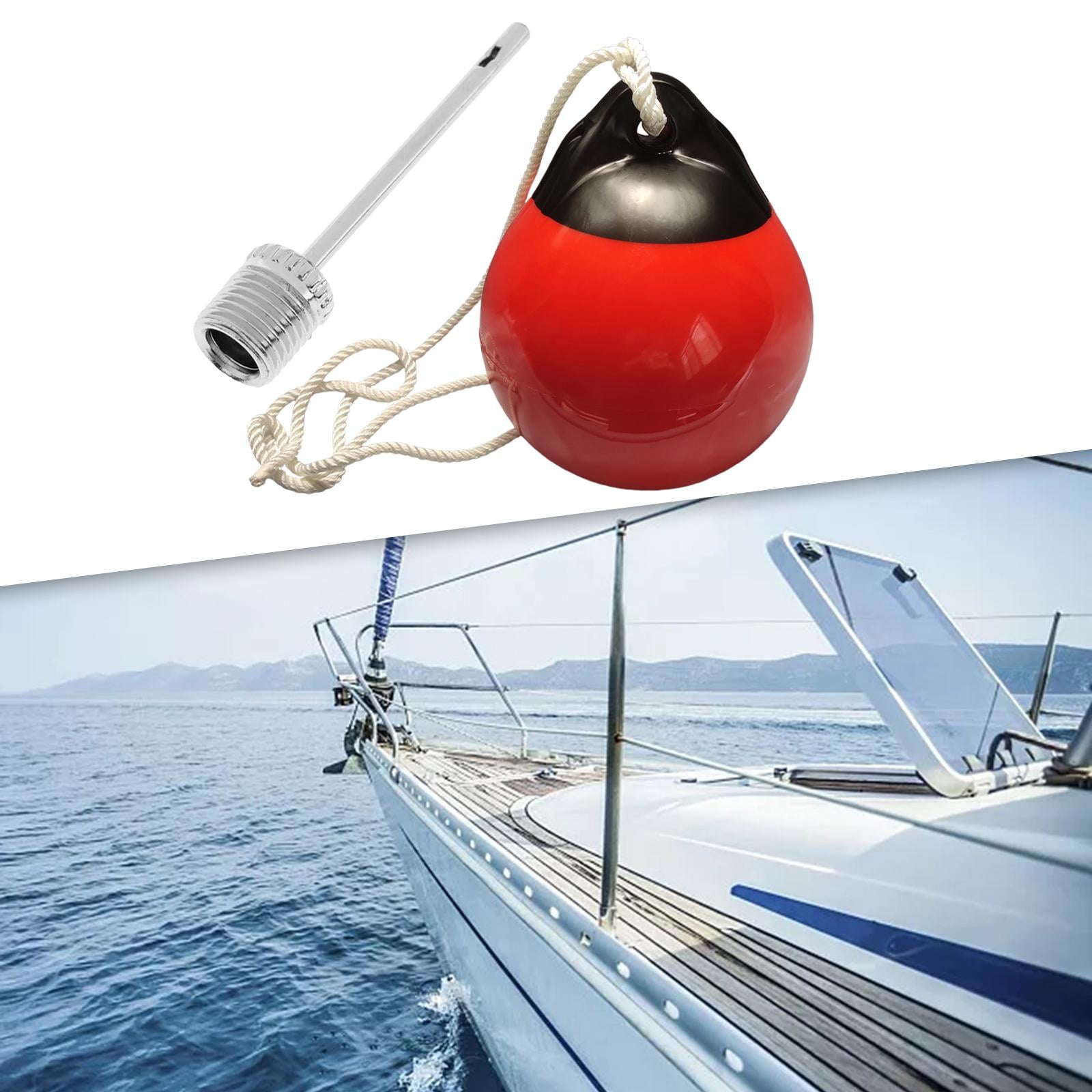 Boat Buoys Bumpers 2-Pack Red PVC Mooring Buoys - Inflatable Boat ...