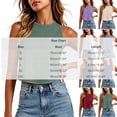 Asxite Tank Tops for Women Sleeveless Crop Solid Color Round Neck ...