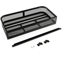 Costway ATV UTV Steel Cargo Hunting Rear Drop Basket Rack: Durable ...