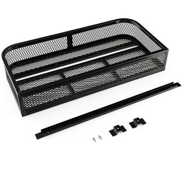 Costway ATV UTV Steel Cargo Hunting Rear Drop Basket Rack: Durable ...