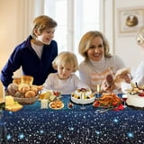 Ocean Waves Plastic Tablecloth Blue Water Print Table Cover Ocean ...