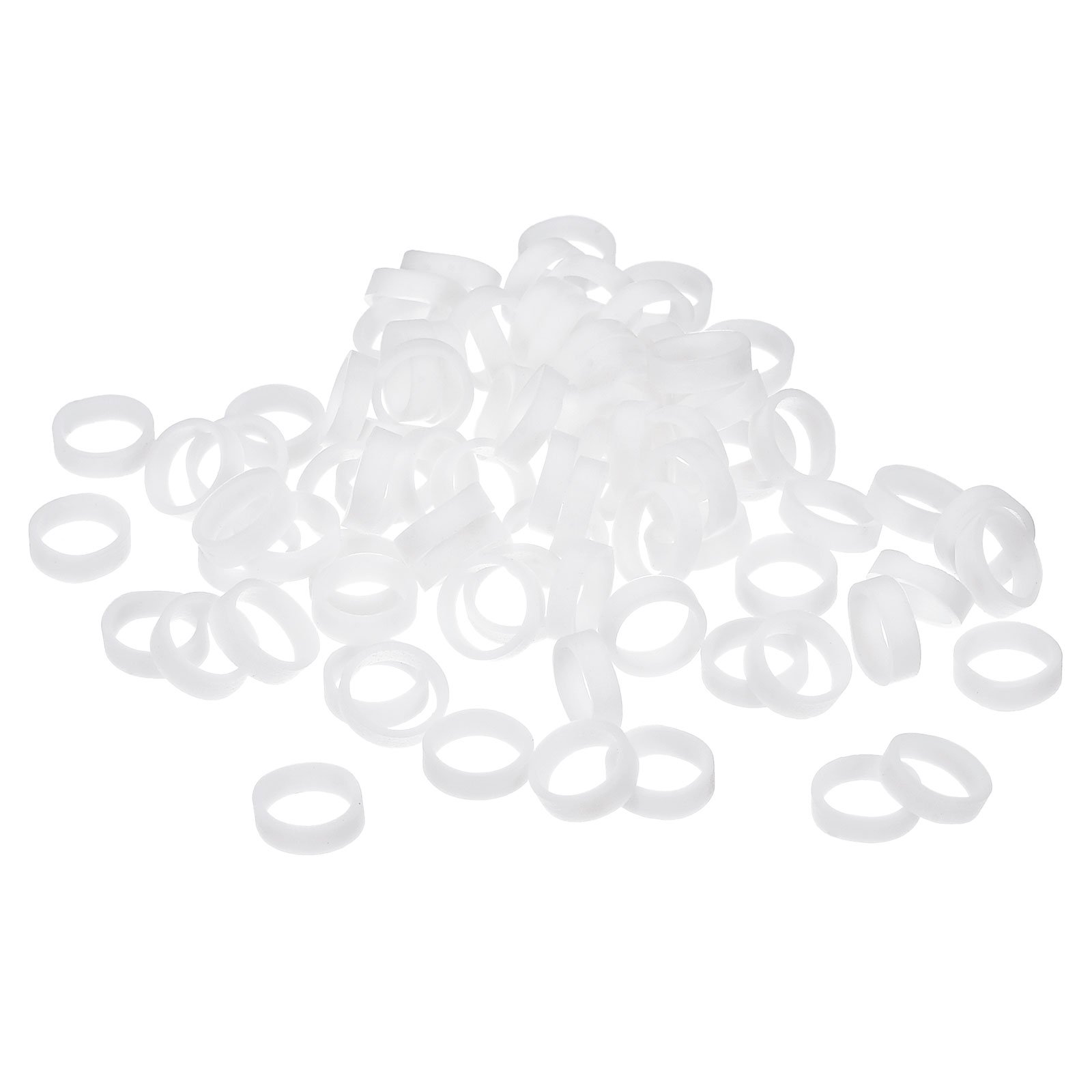 Click here for Unique Bargains Silicone Rubber Bands Rings 200pcs... prices