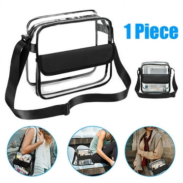 MKP Women Large Clear Tote PVC Purse Ladies Top Handle Shoulder Handbag ...