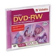 Verbatim Type 4 Double-Sided DVD-RAM Cartridge, 9.4GB, 3x -VER95003 ...
