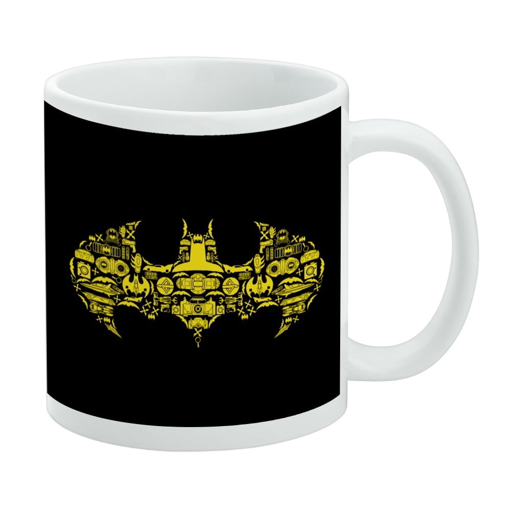 Batman Batman Icons Logo White Mug - Walmart.com