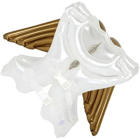 HTOOQ Kids Inflatable Swim Jacket Inflatable Angel Wings Vest Swimwear ...