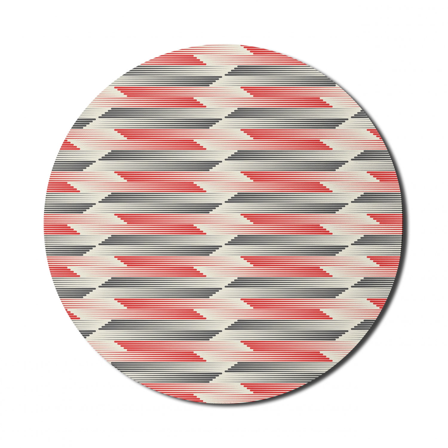 Modern Mouse Pad for Computers, Geometric Graphic Grid Abstract Pattern ...