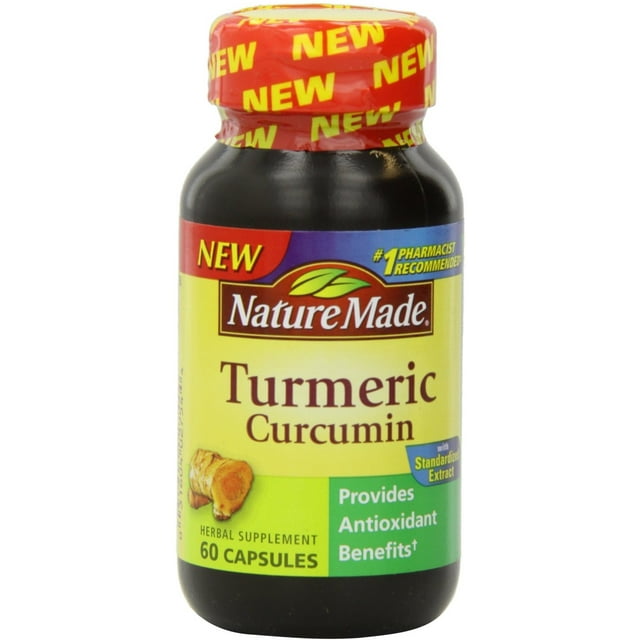 Turmeric 500 mg Capsules 60 Each - (Pack of 3) - Walmart.com